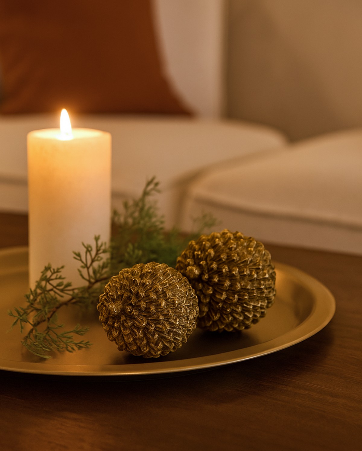 Set Helva de 2 piñas decorativas
