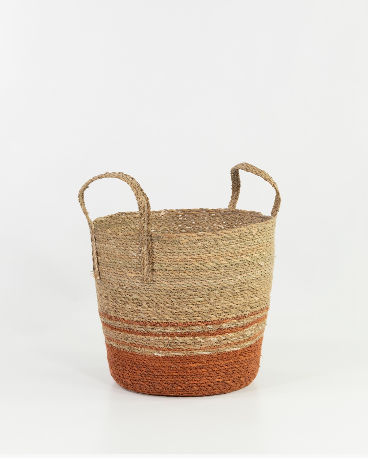 Panier avec poignées Idir en fibres naturelles